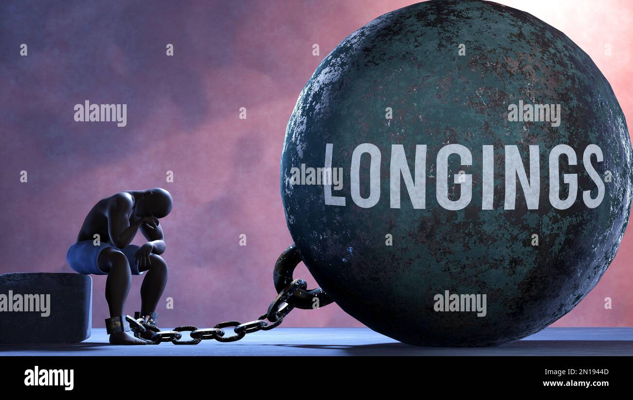 Longings - un poids gigantesque et inamovible enchaîné à une personne ...