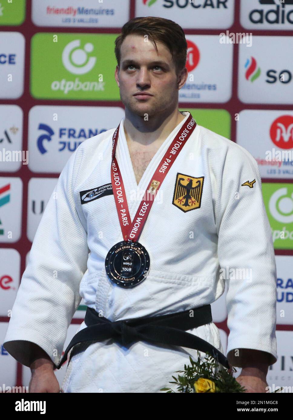 Timo Cavelius d'Allemagne pendant le Grand Chelem de Paris 2023 sur 5 février 2023 à l'aréna ...