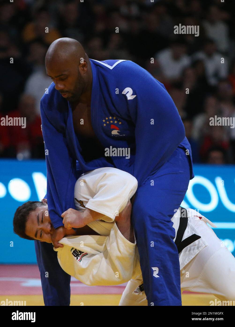 Teddy Rinner de FranceD pendant le Grand Chelem 2023 de Judo Paris sur ...