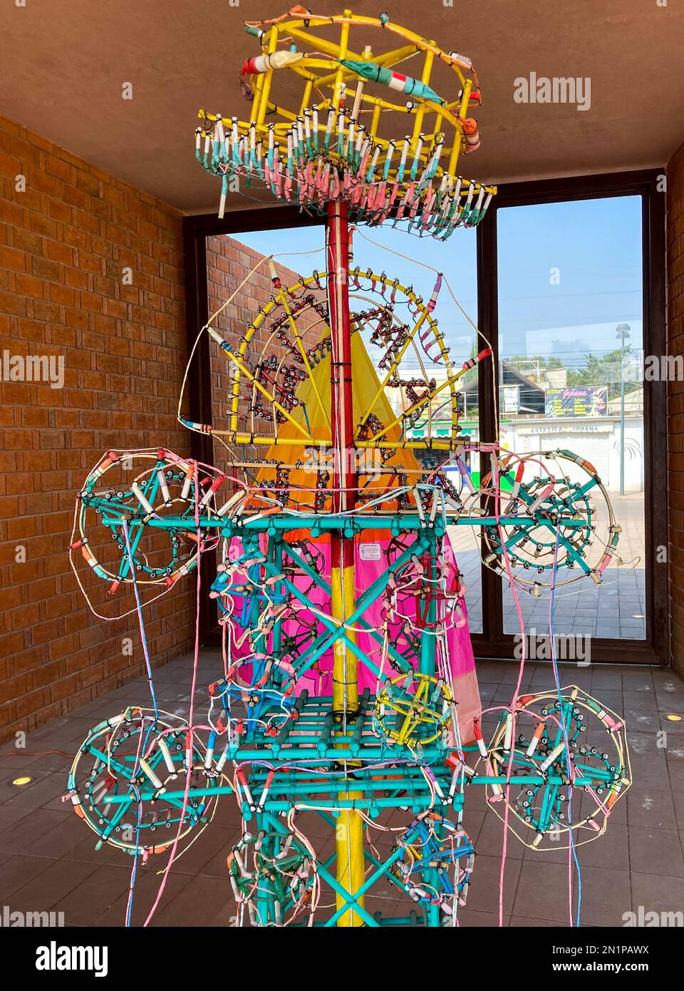 TULTEPEC, État du Mexique, 16 janvier. Musée national de la pyrotechnie ...