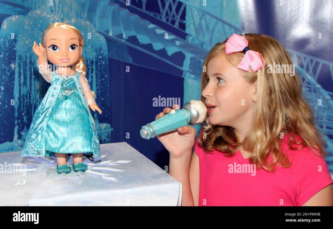 Sing-a-Long Elsa™ by JAKKS Pacific seen at 2015 D23 Expo In Anaheim ...