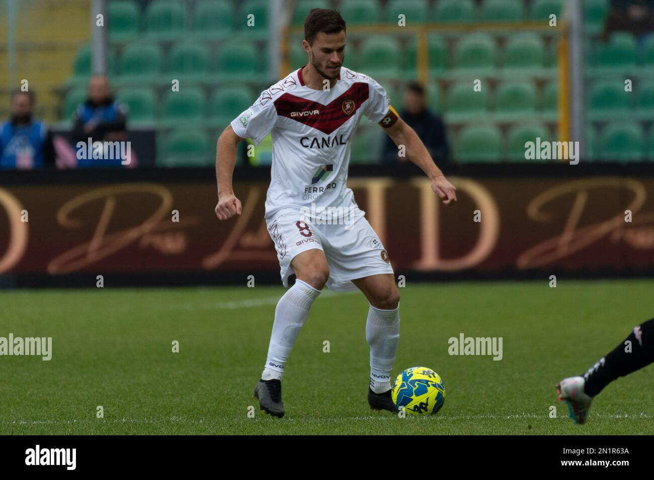 Crisetig Lorenzo Reggina portrait pendant le match de football italien série B Palermo FC vs ...