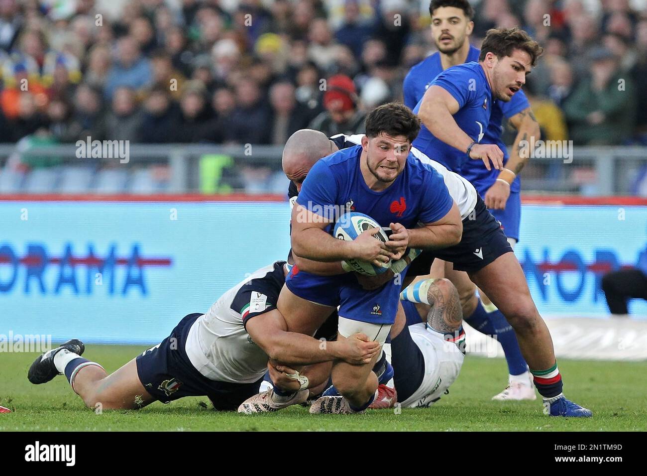 Rome, Italie - 5 février 2023, Julien Marchand de France en action ...