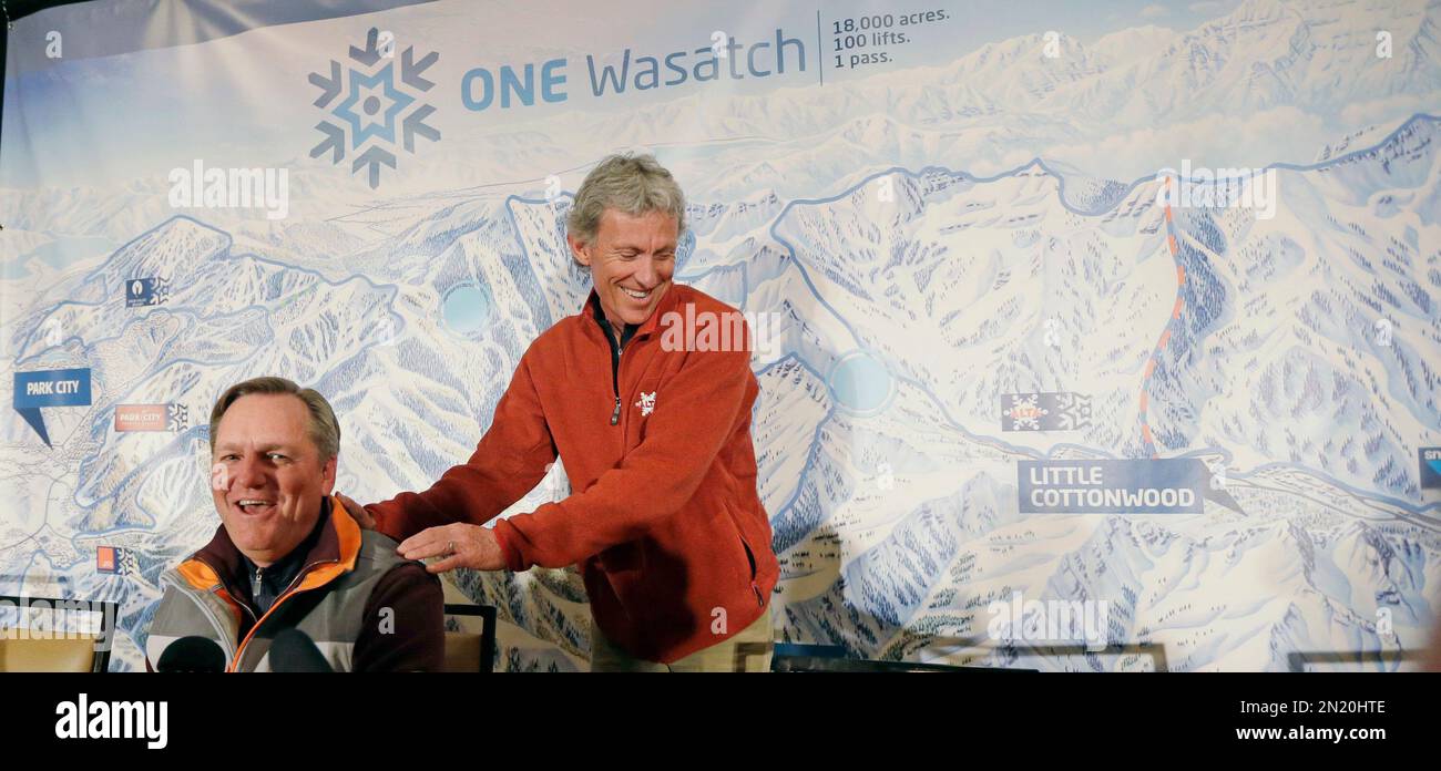FILE - In March 19, 2014, file photo, Mike Goar, from Canyons Resort ...