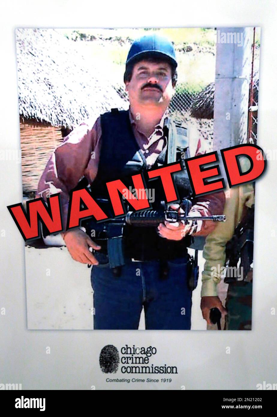 FILE - In a Thursday, Feb. 14, 2013, file photo, a poster displayed at a Chicago Crime ...