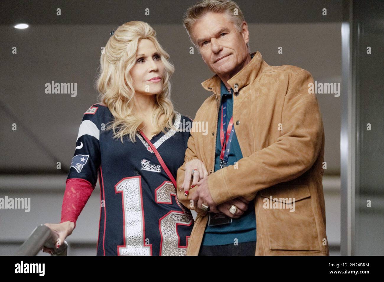 80 POUR BRADY, de gauche à droite: Jane Fonda, Harry Hamlin, 2023. tél ...