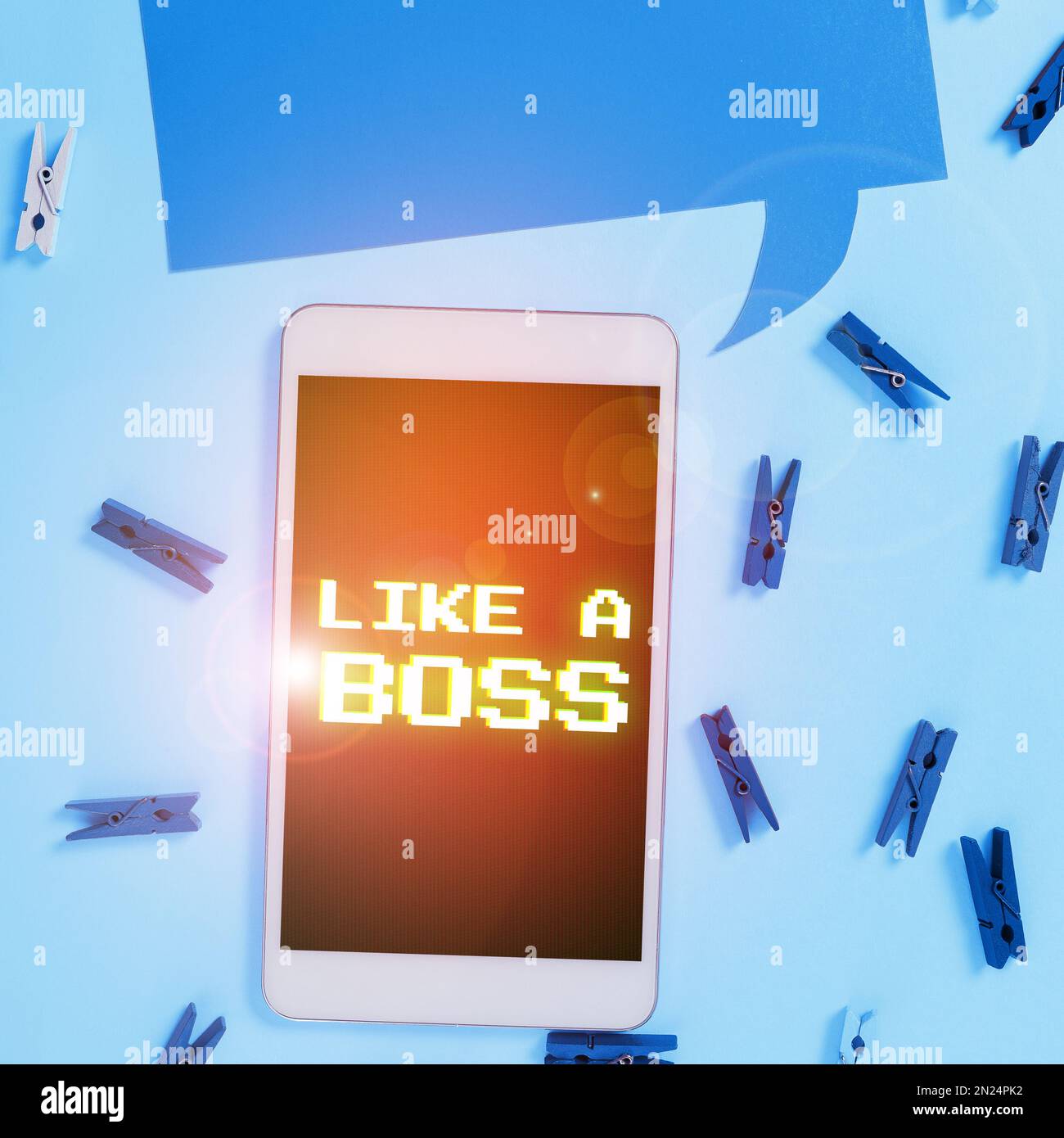 Affiche de texte comme un bossage. Aperçu de l'entreprise agir comme si ...