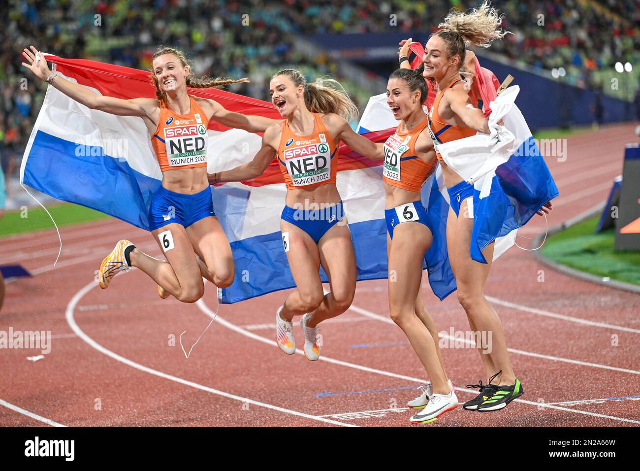 Pays-Bas: Eveline Saalberg, Lieke Klaver, Lisanne de Witte, Femke bol ...