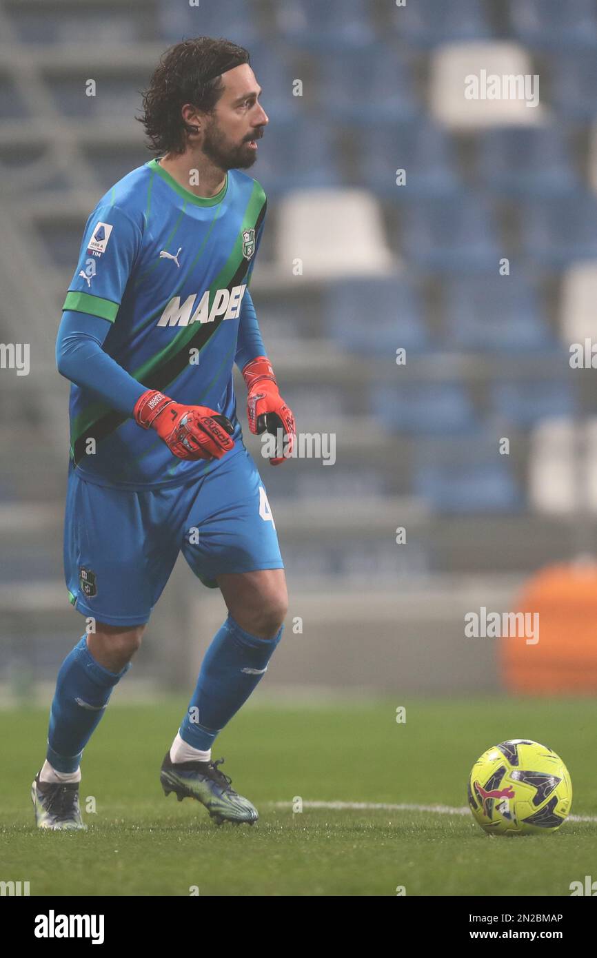 Andrea Consigli des États-Unis Sassuolo Calcio en action pendant la ...