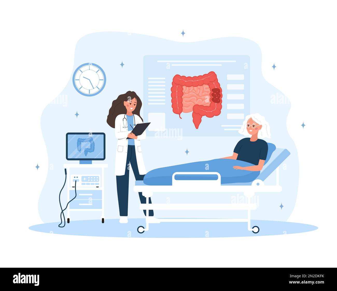 Prostate exam Banque d'images vectorielles - Alamy