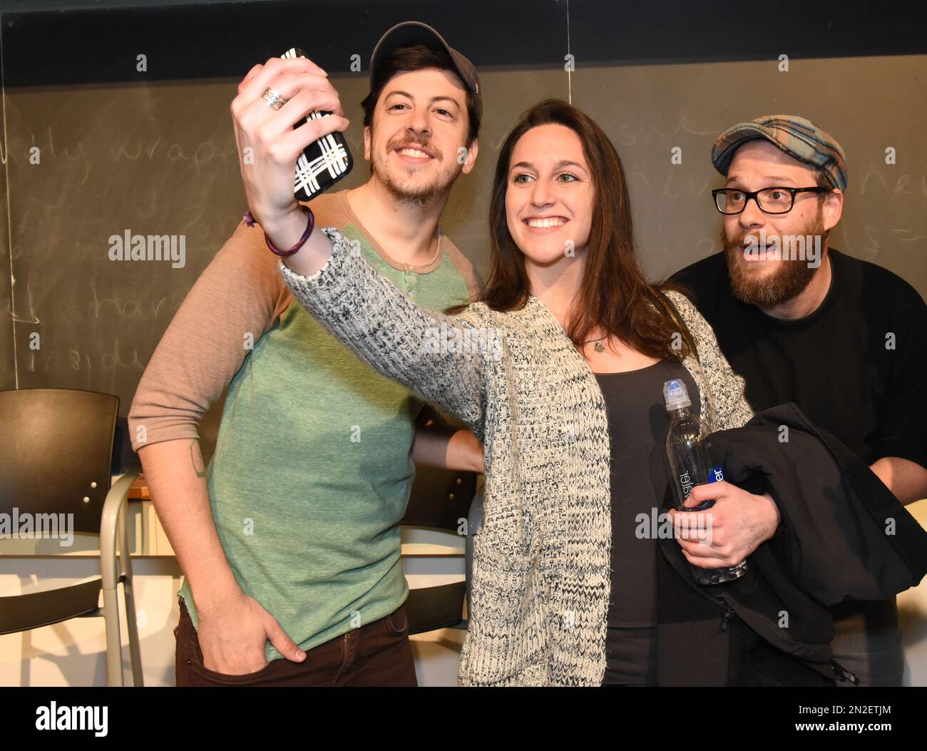Actor Seth Rogen and wife Lauren Miller Rogen of Los Angeles and fellow ...