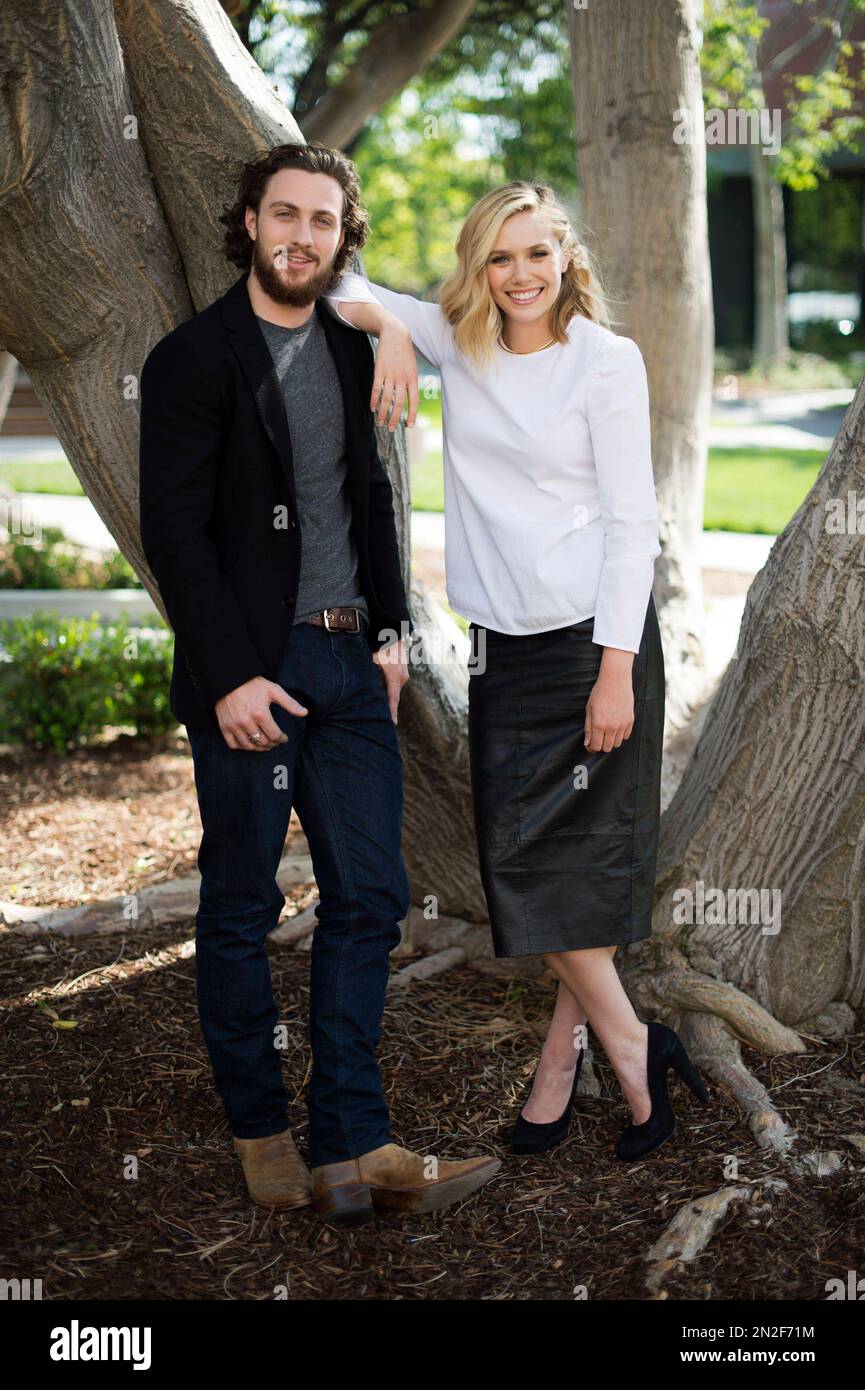 FILE - In this Saturday, April 11, 2015 file photo, Aaron Taylor ...