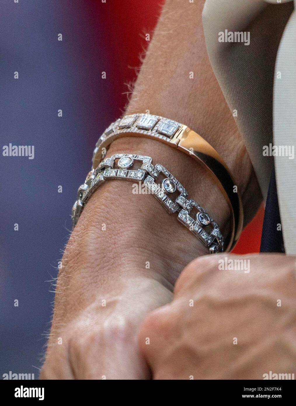 Philipsburg, 06 février 2023, la reine Maxima des pays-Bas (bijouterie ...