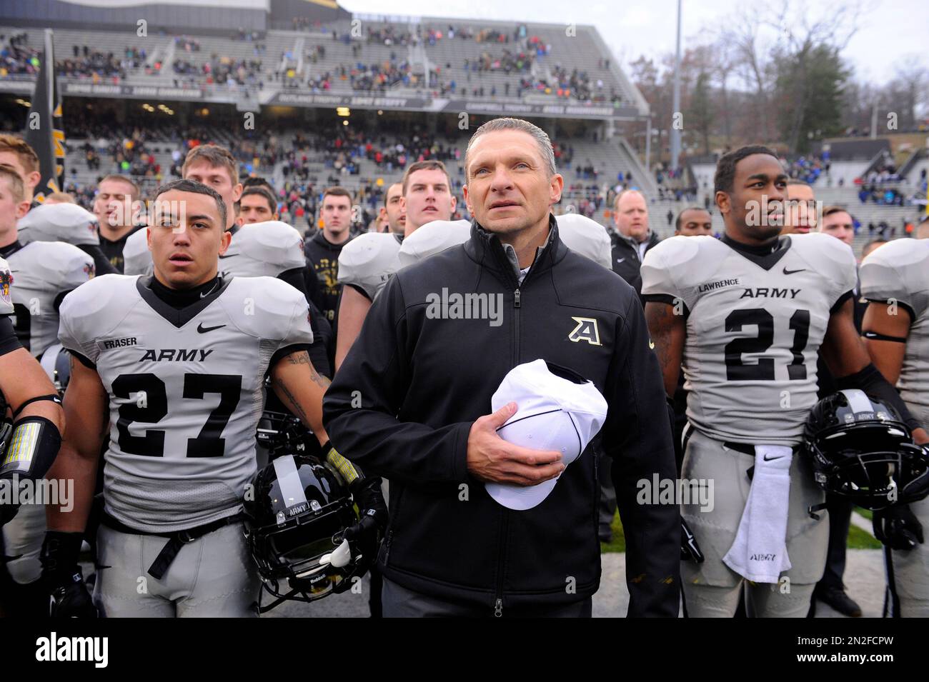 FILE - In this Nov. 22, 2014, file photo, Army head coach Jeff Monken ...