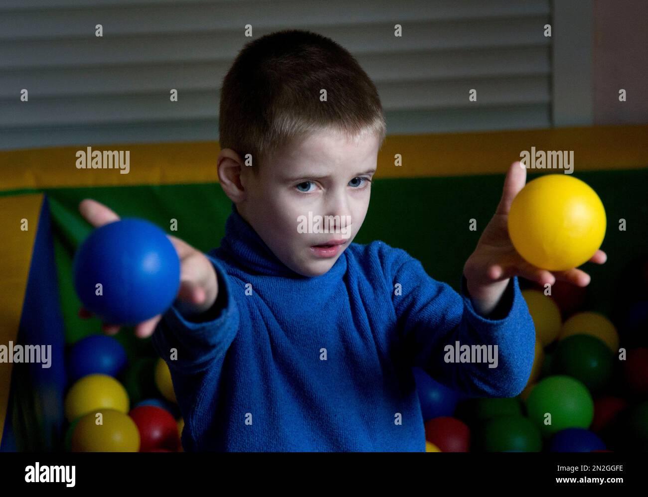 WITH STORY UKRAINE DISABLED CHILDREN - In this photo taken April 14 ...