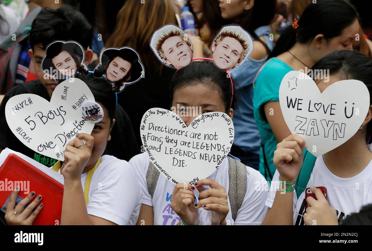 Thousands of Filipino fans line up for the One Direction concert ...