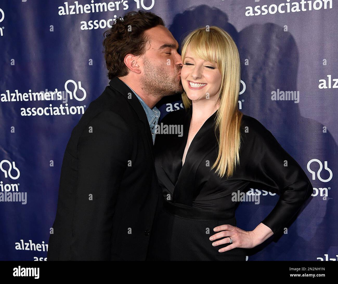 Johnny Galecki, left, a cast member in the television series "The Big ...
