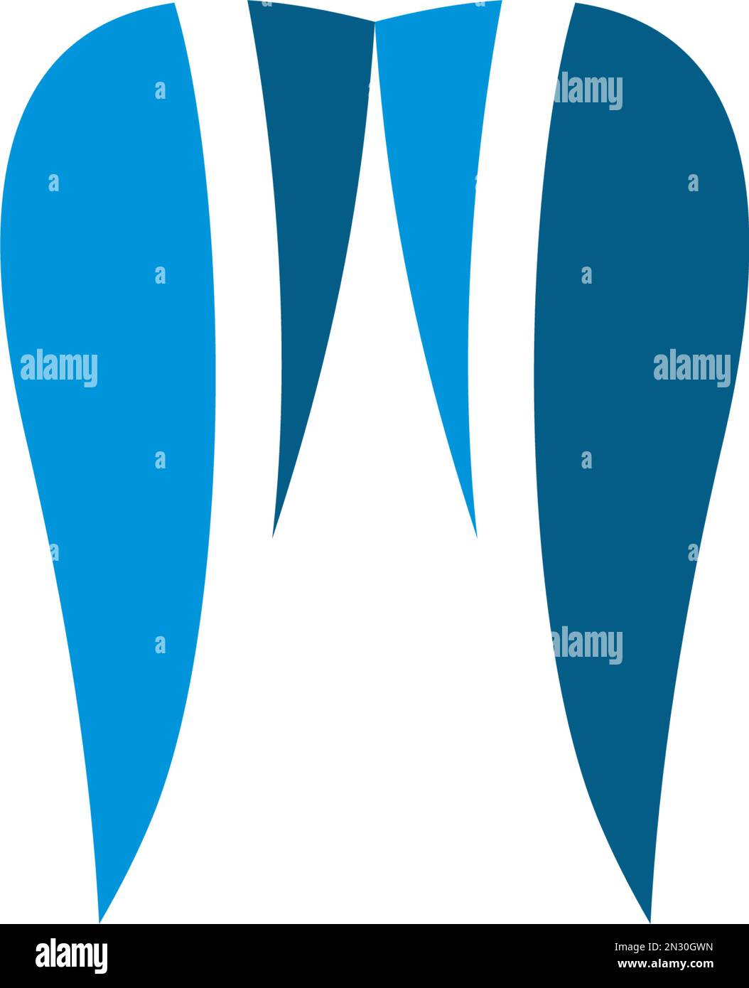 logo dentaire icône de dent vecteur clipart Image Vectorielle Stock - Alamy