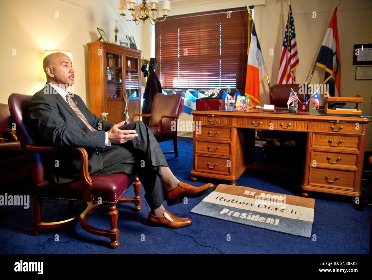 Bronx Borough President Ruben Diaz Jr Speaks During An Interview bronx-borough-president-ruben-diaz-jr-speaks-during-an-interview