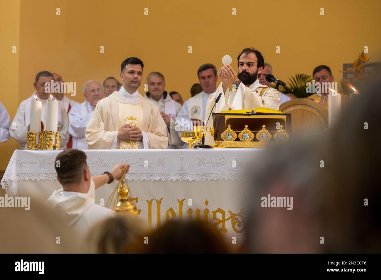 Consecration of jesus Banque de photographies et d’images à haute ...