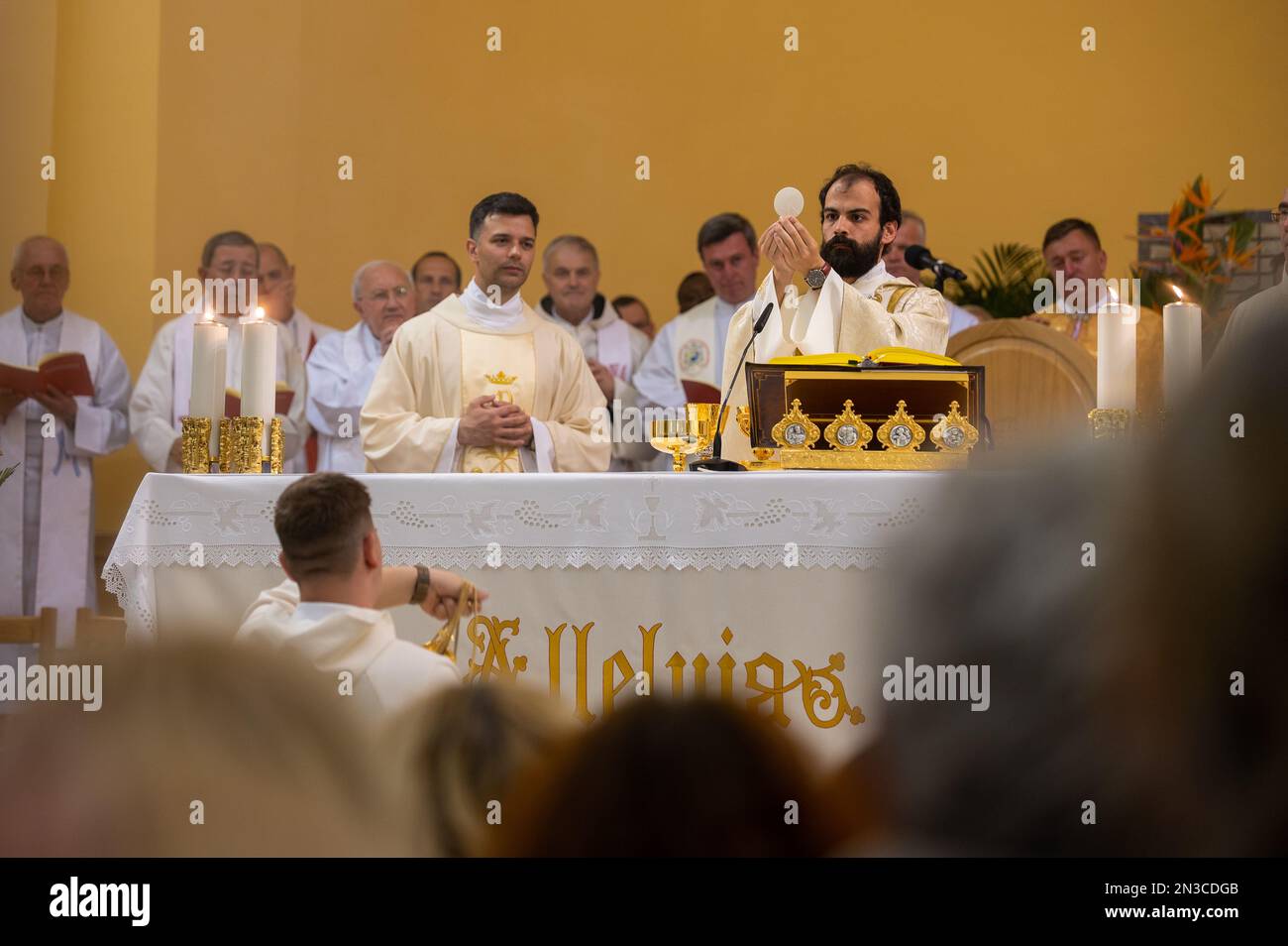Consecration of jesus Banque de photographies et d’images à haute ...