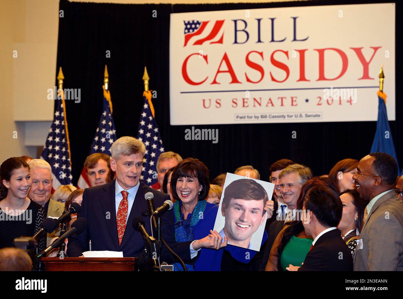 Surrounded by family and friends including his daughter Kate Cassidy ...