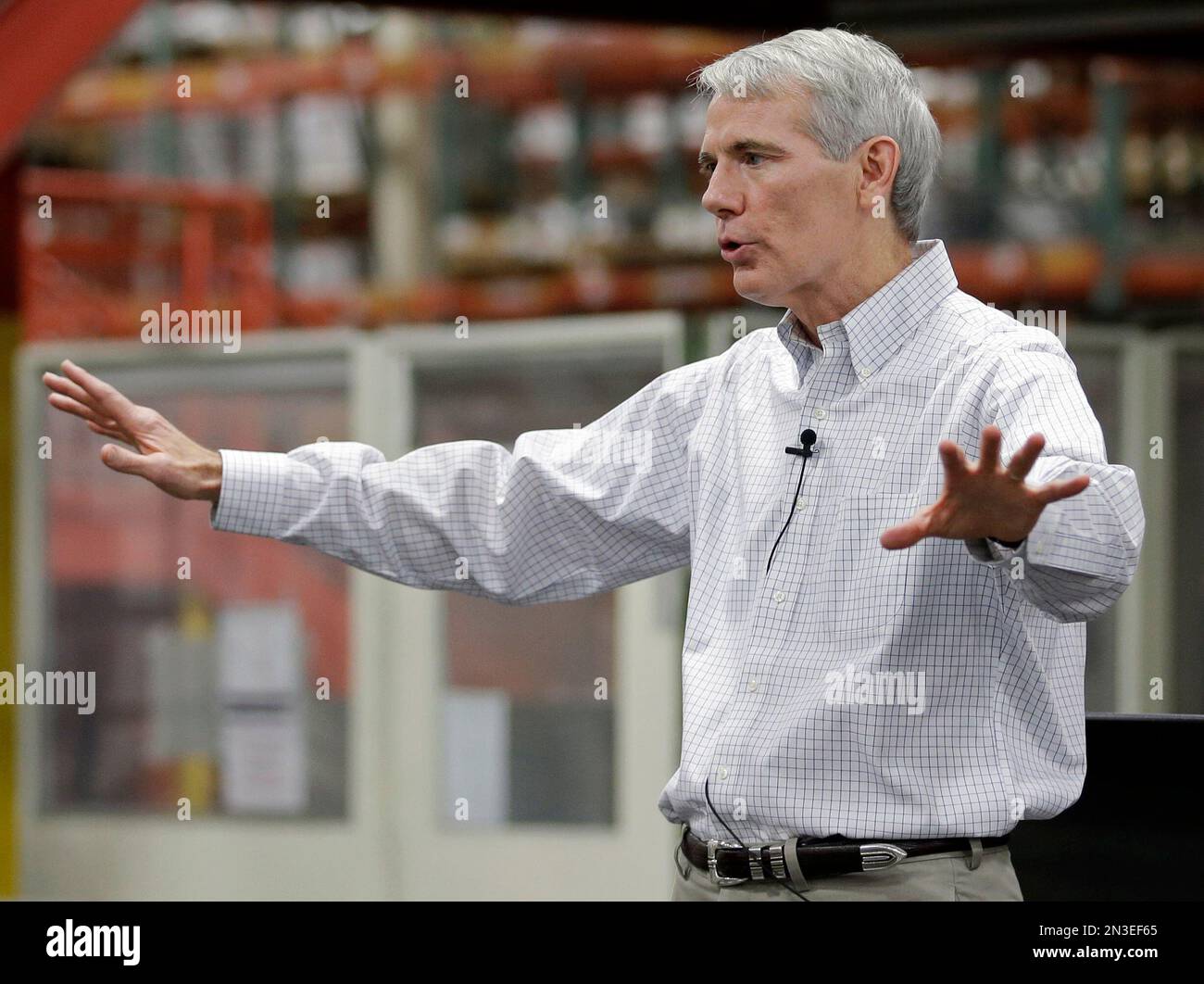 FILE-This Friday, Oct. 3, 2014 file photo shows Sen. Rob Portman, R ...