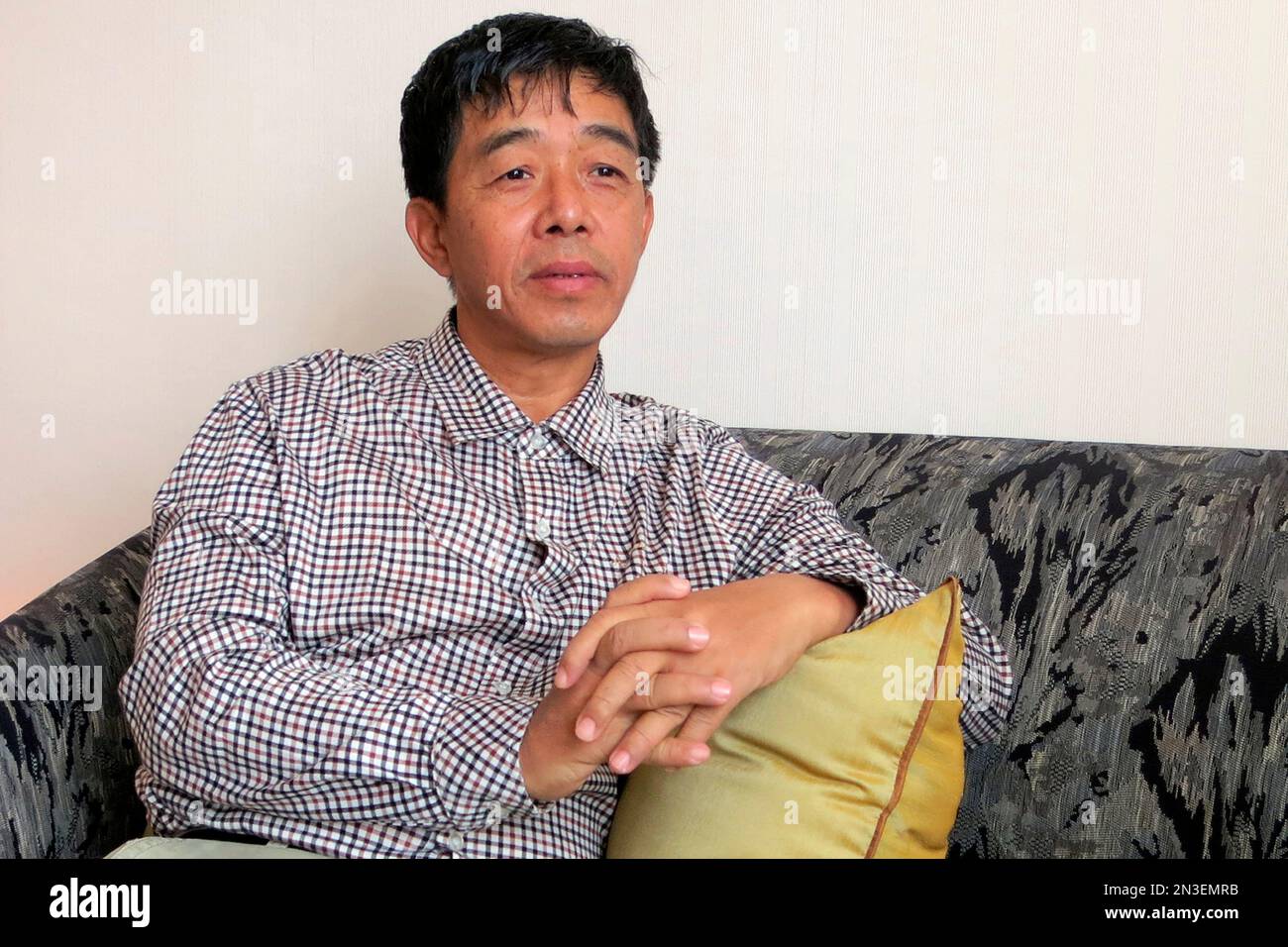 Gen. Sumlut Gun Maw speaks during an interview in Bangkok Friday, Dec ...