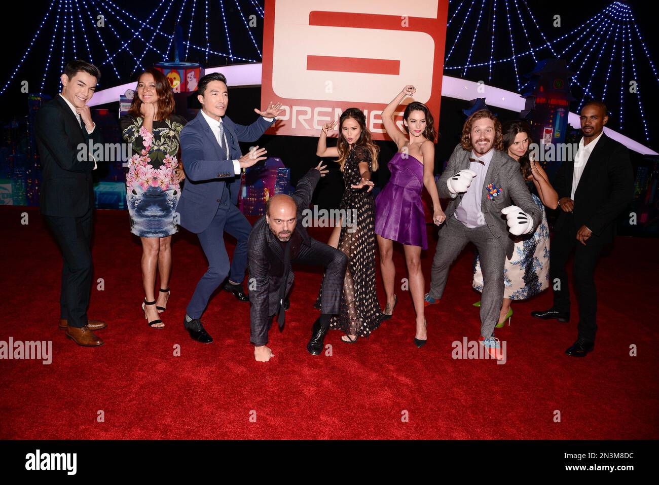 From left to right, actor Ryan Potter, actress Maya Rudolph, actor ...