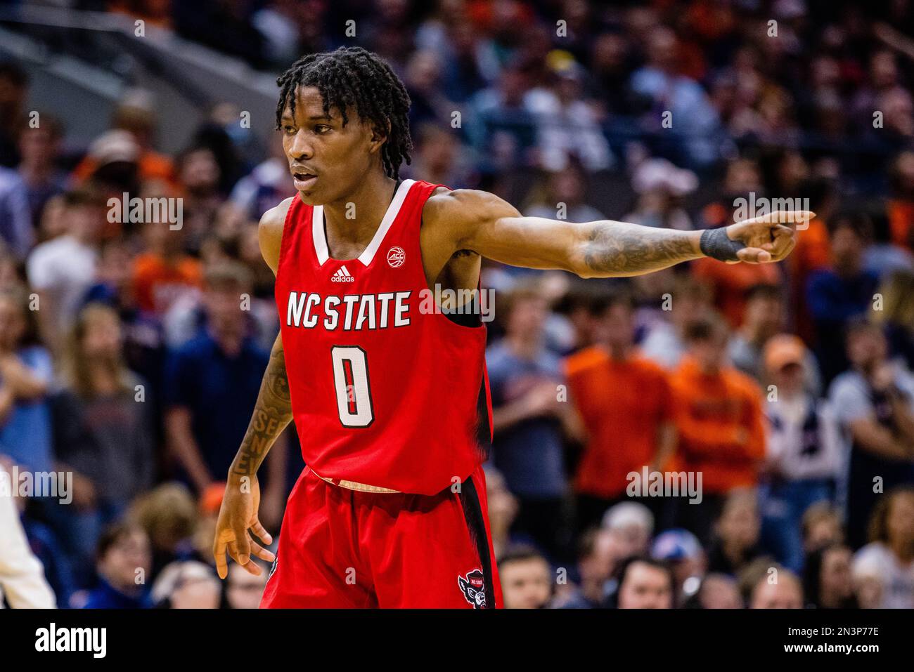 Charlottesville, Virginie, États-Unis. 7th févr. 2023. Terquavion Smith ...