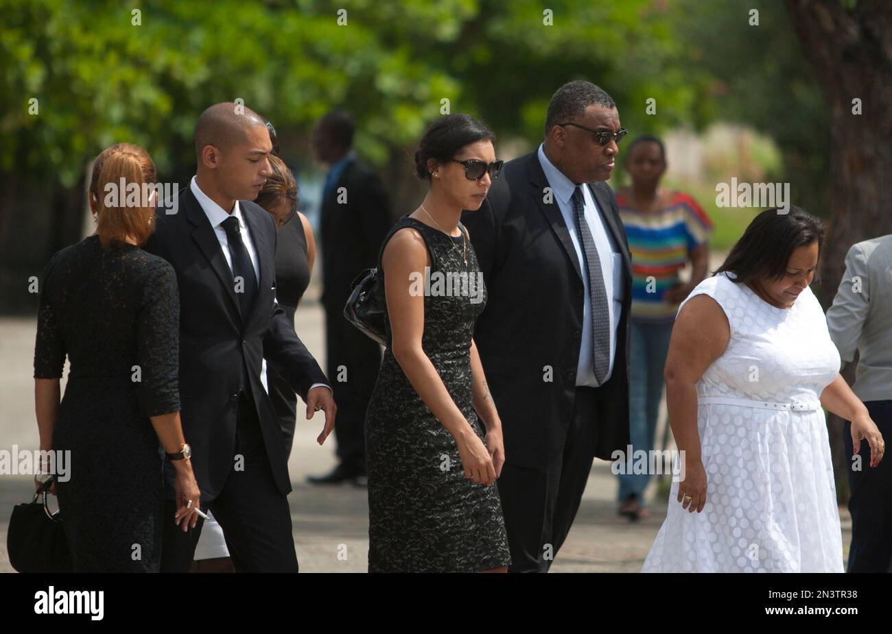 Anya Duvalier, center, the daughter of Haiti's late dictator Jean ...