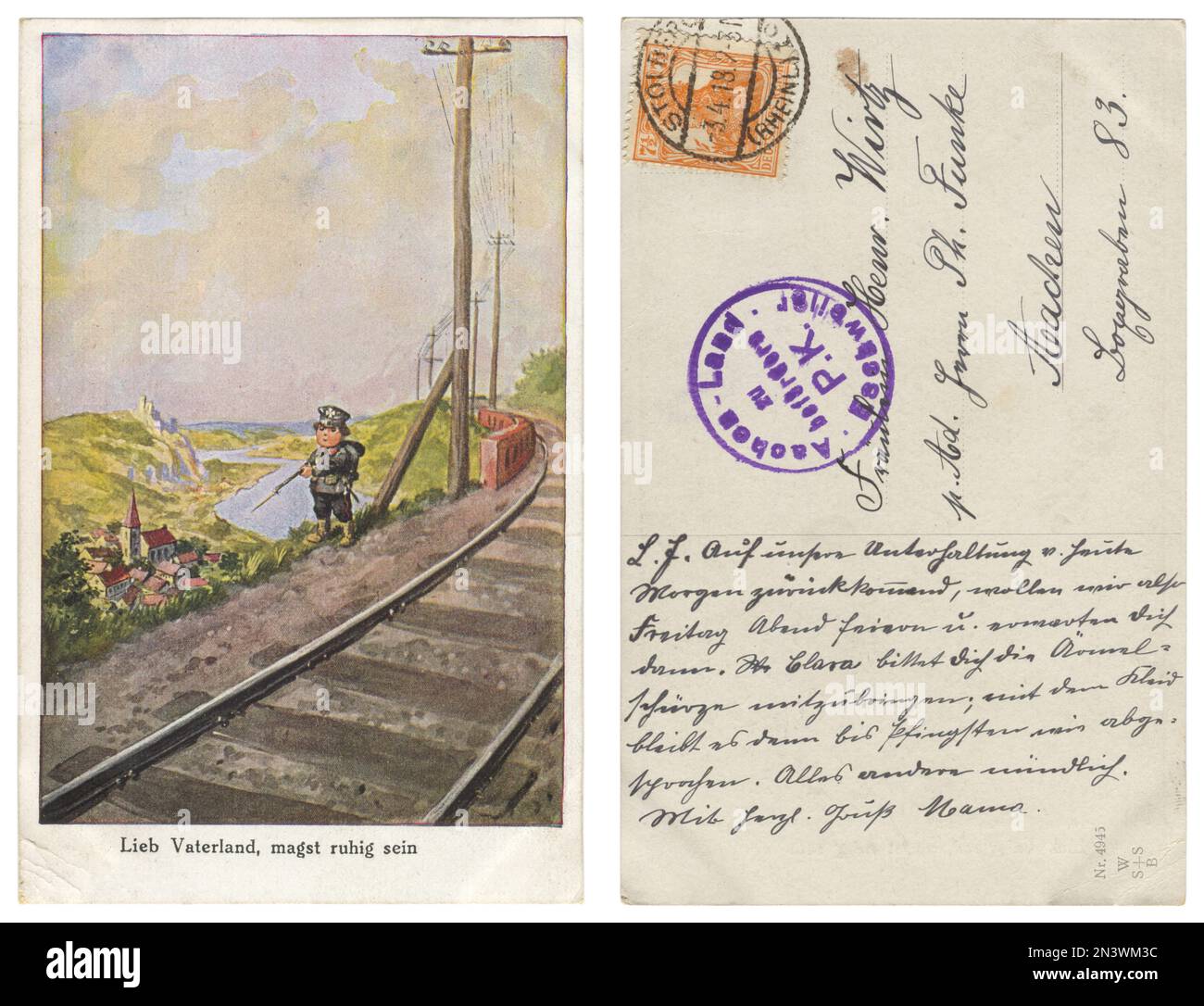 Ancienne route télégraphique Banque d'images détourées - Alamy