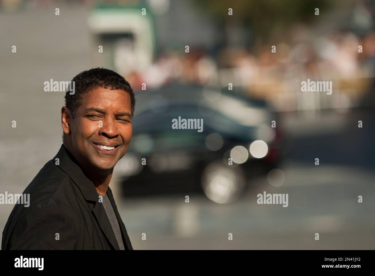 U.S actor Denzel Washington poses during the photocall prior to ...