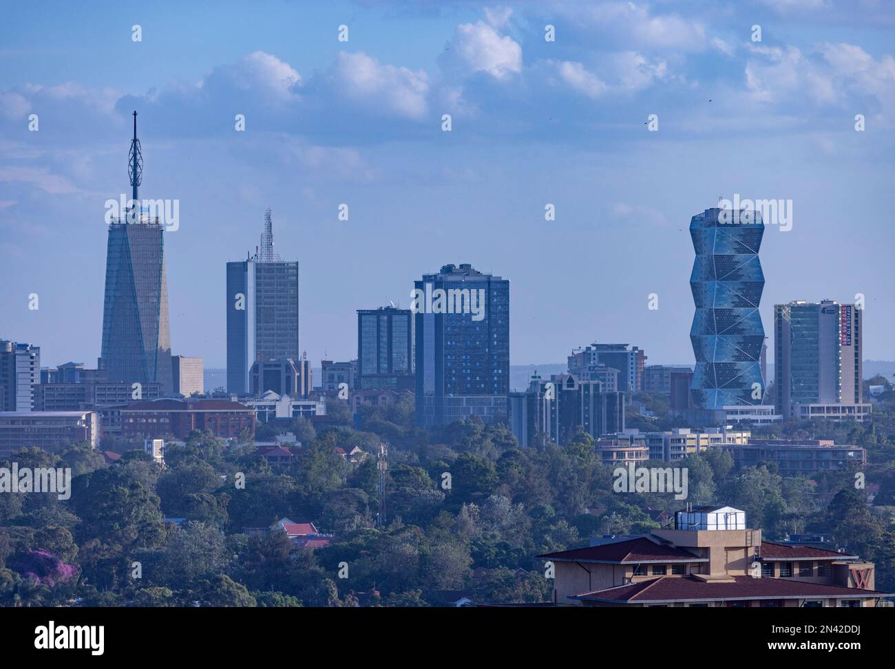 Skyline nairobi kenya Banque de photographies et d’images à haute ...