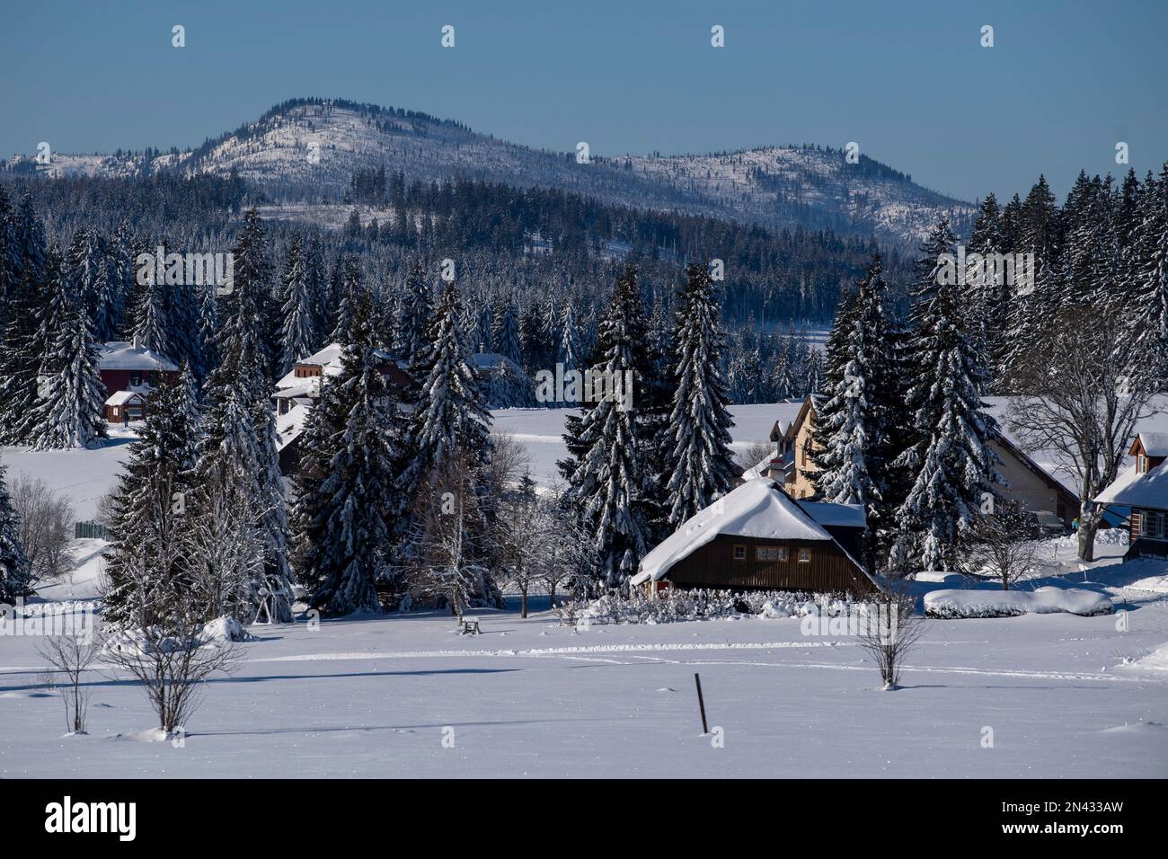 Filipova Hut, République tchèque. 08th févr. 2023. Les météorologues ...