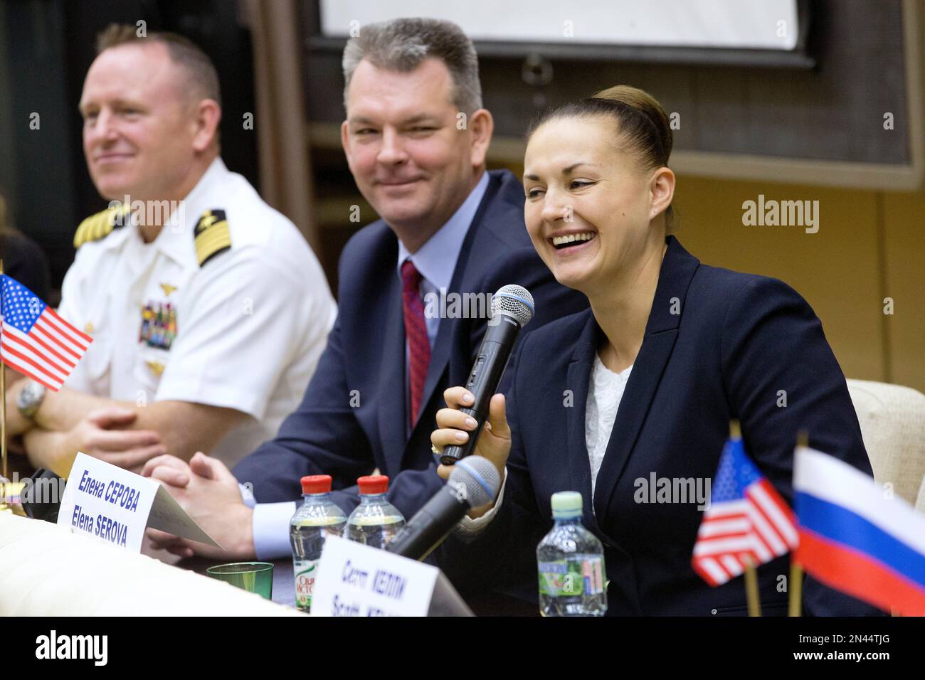 Members of the next expedition to the International Space Station, U.S ...