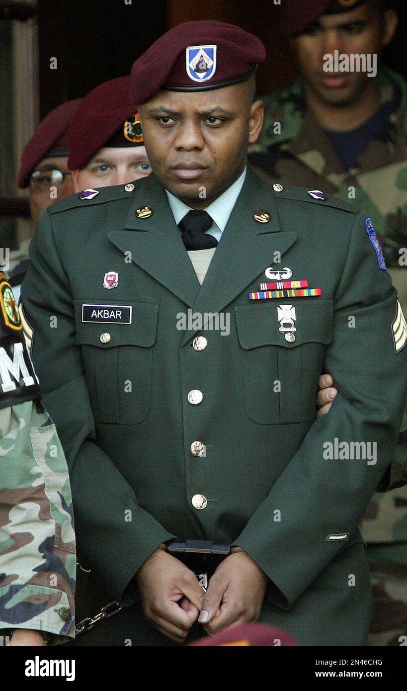 FILE - In this Monday, April 25, 2005, file photo, Sgt. Hasan Akbar is ...