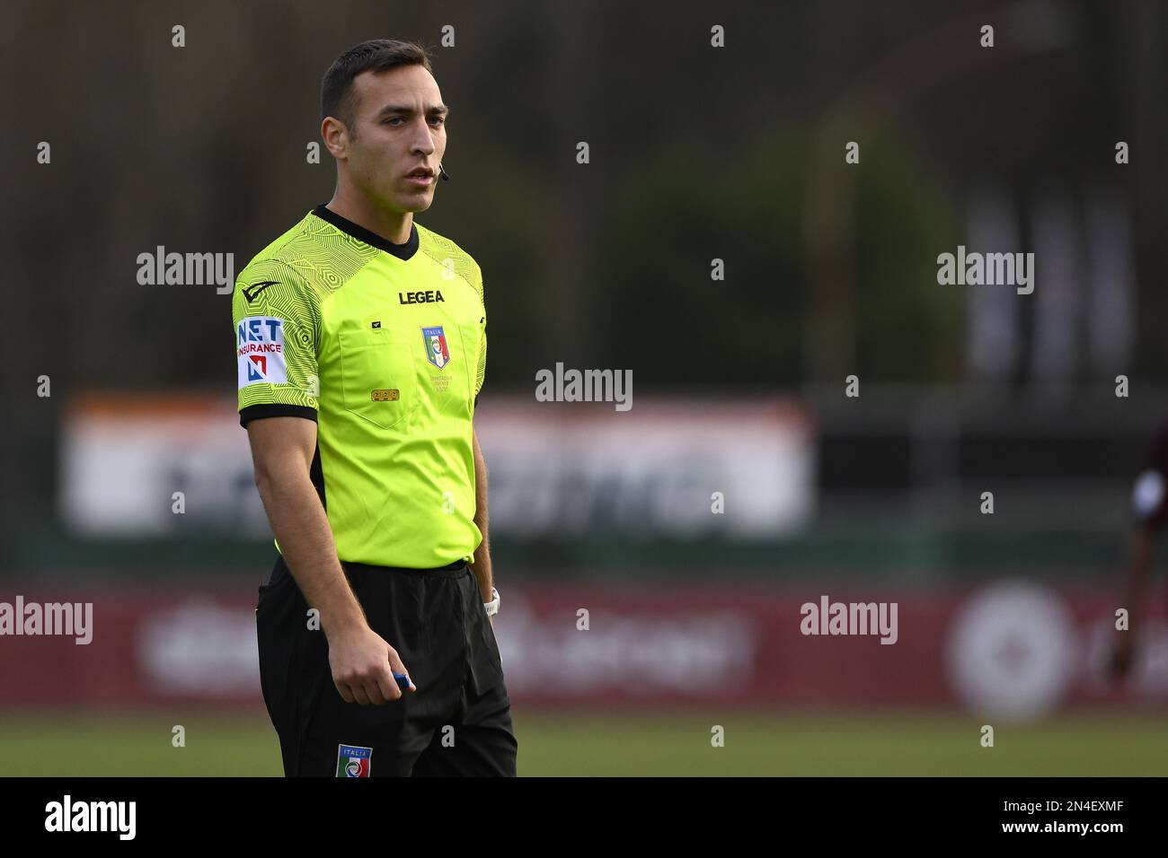 Arbitre Giuseppe Mucera pendant la deuxième partie du quart de finale ...