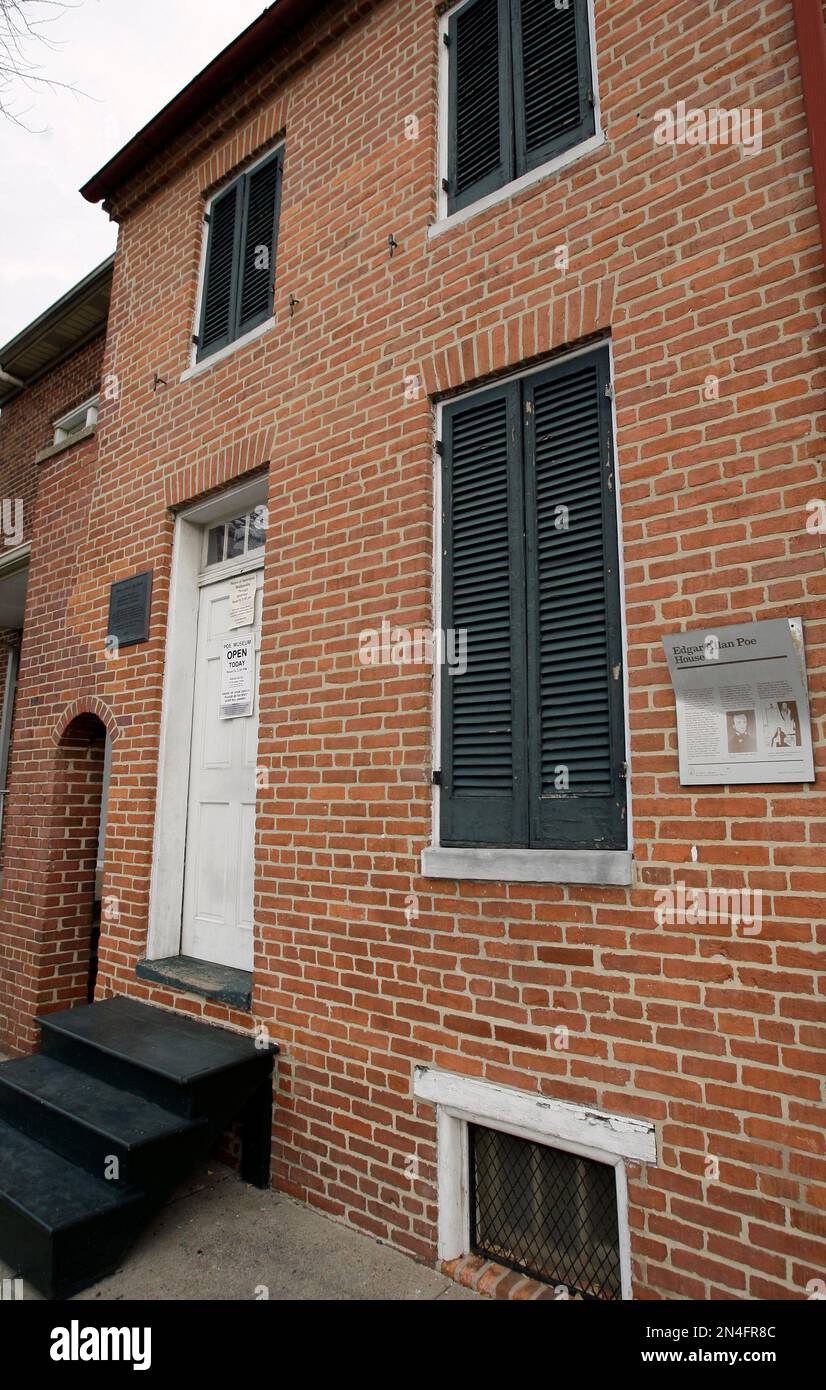 FILE - This Dec. 4, 2008 file photo shows the exterior of the Poe house ...