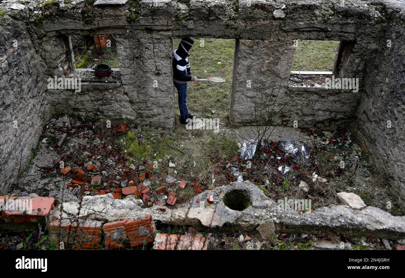 In this Feb. 5, 2014 photo, Gavrilo Princip's grandnephew Novak Princip ...
