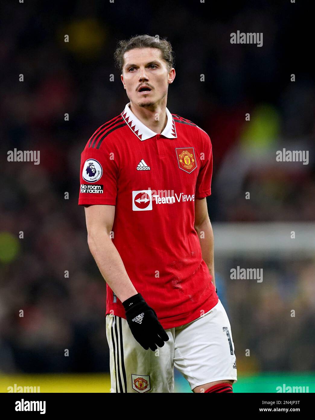 Marcel Sabitzer de Manchester United lors du match de la Premier League ...