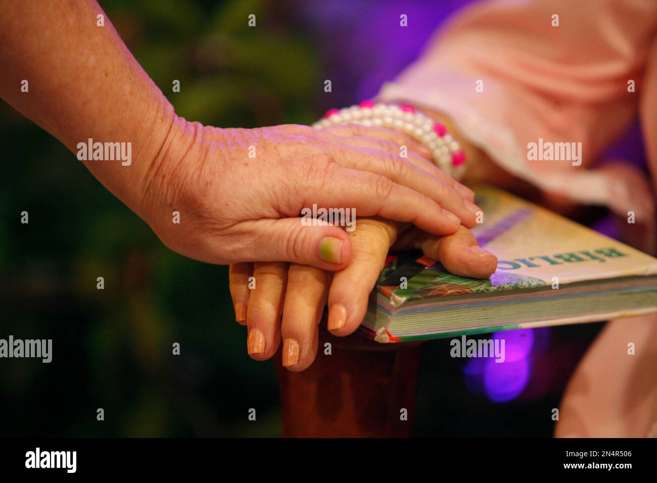 CORRECTS DATE OF PHOTO - Dolores Lamboy, left, the daughter of Georgina ...