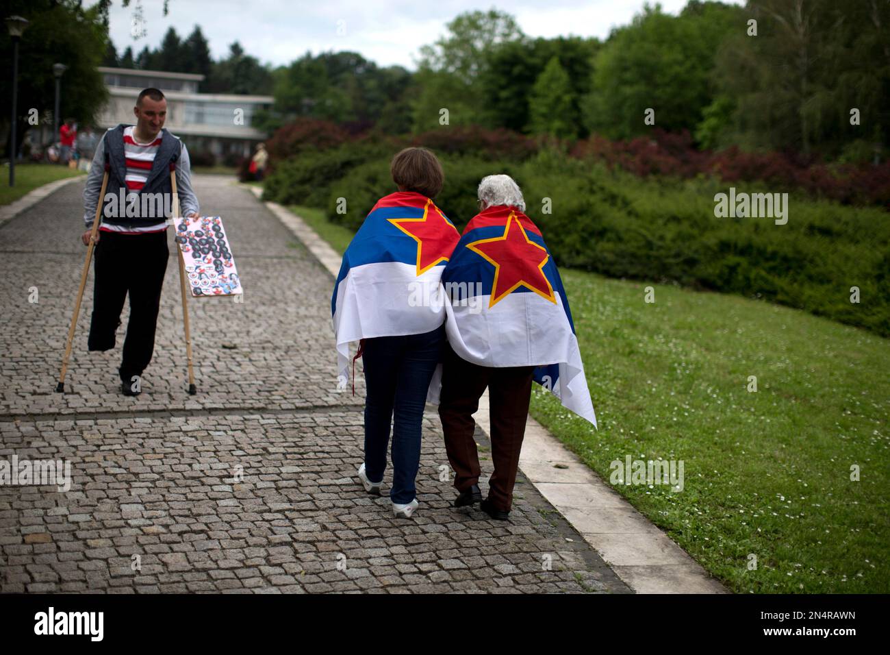 Admirers of the late Yugoslav Communist dictator Josip Broz Tito ...