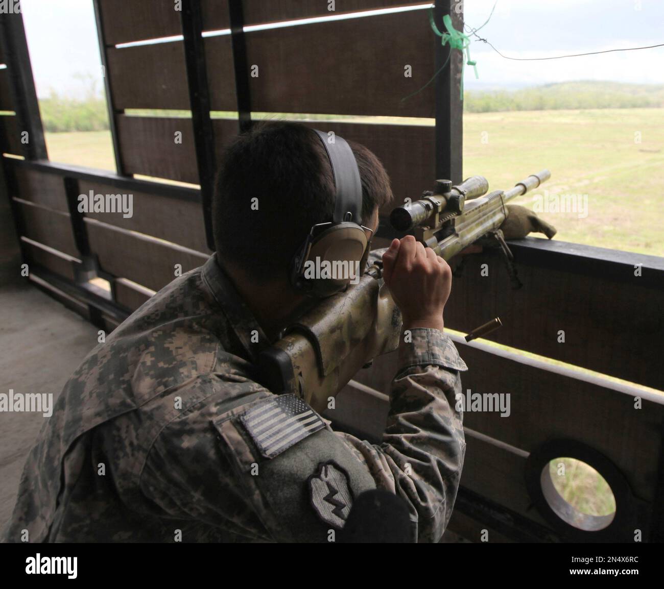 U.S. Army Sgt. Charlie Soqui of Calif.,Charlie Troop, Sniper Section ...
