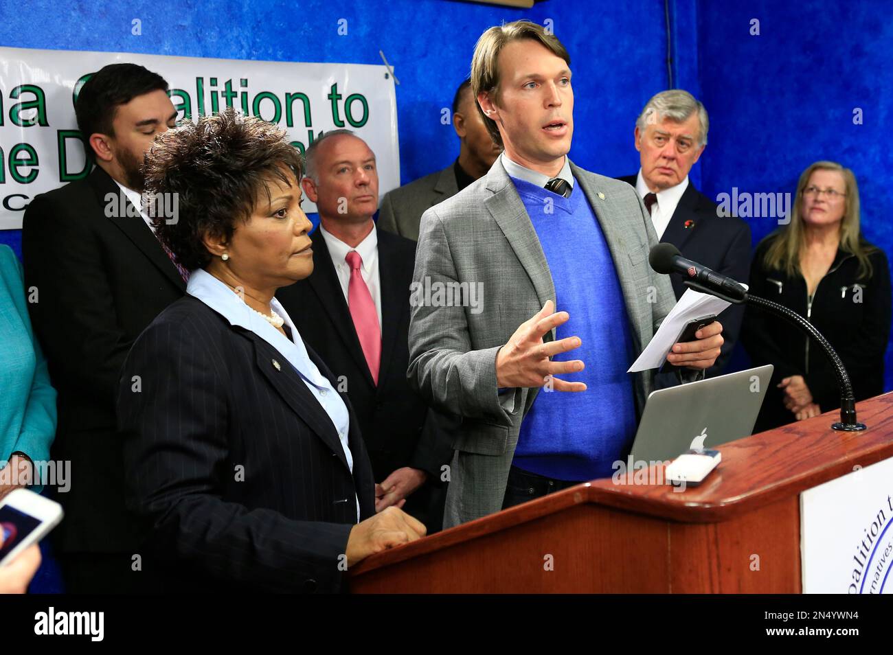 Oklahoma State Senator Connie Johnson, left, and House of ...