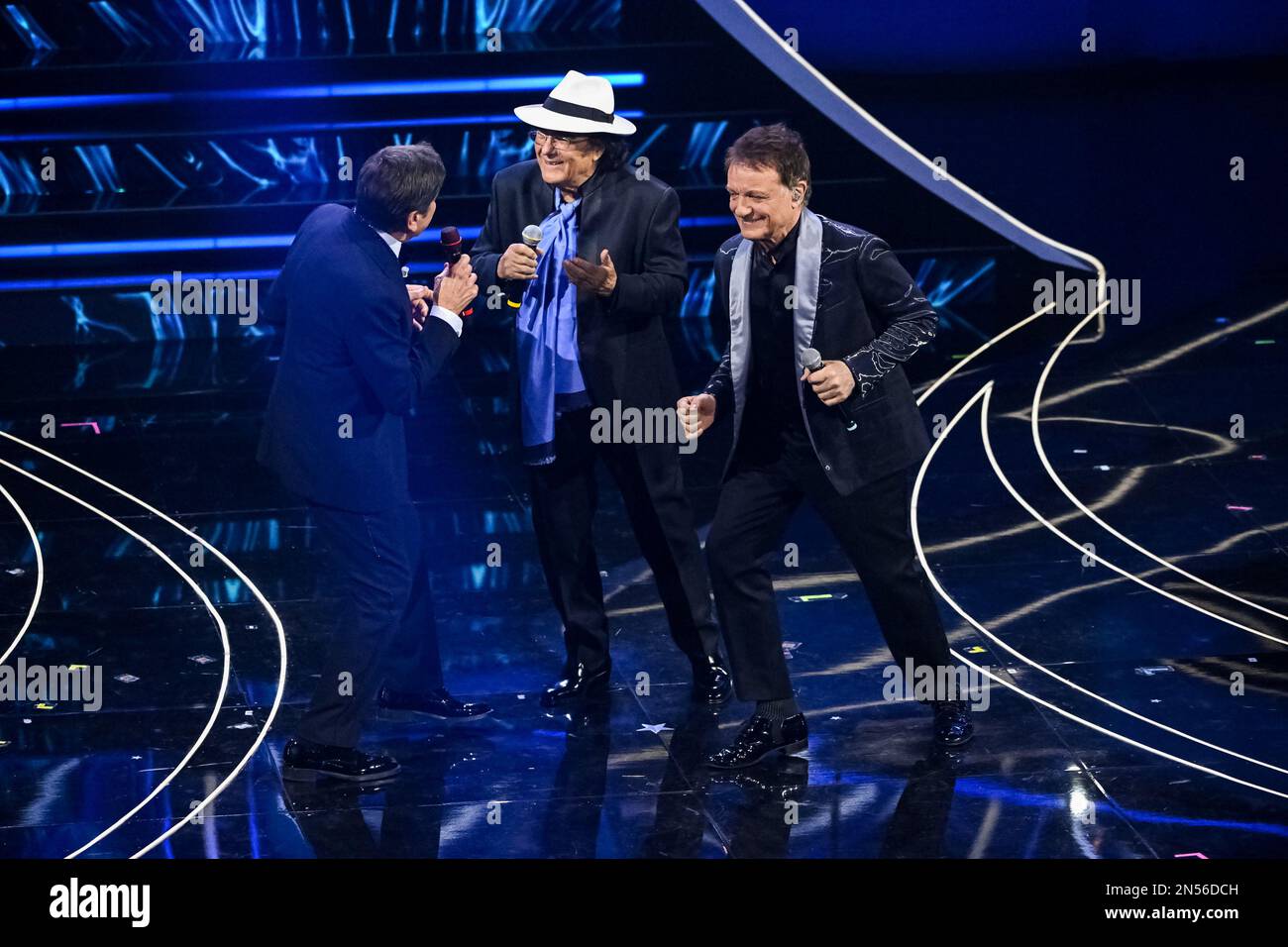Gianni Morandi , Albano , Massimo Ranieri 73rd Edition de Sanremo ...