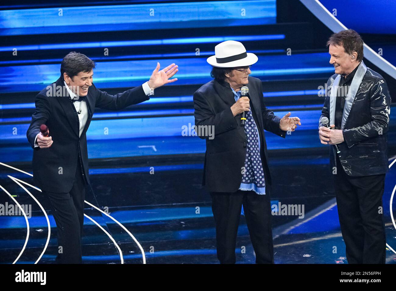 Gianni Morandi , Albano , Massimo Ranieri 73rd Edition de Sanremo ...