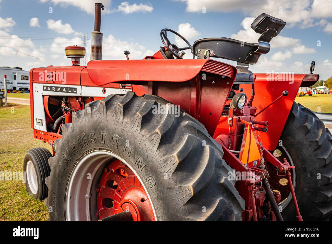 Fort Meade, FL - 22 février 2022 : vue rapprochée de l'angle arrière d ...