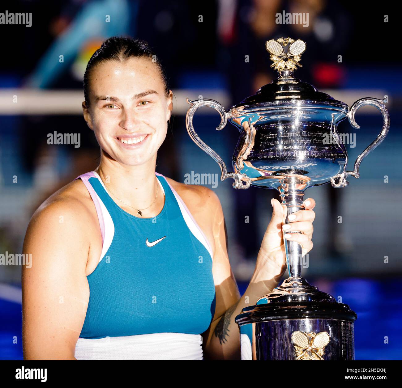 Melbourne, Australie, 29th janvier 2023. La joueuse de tennis Aryna ...