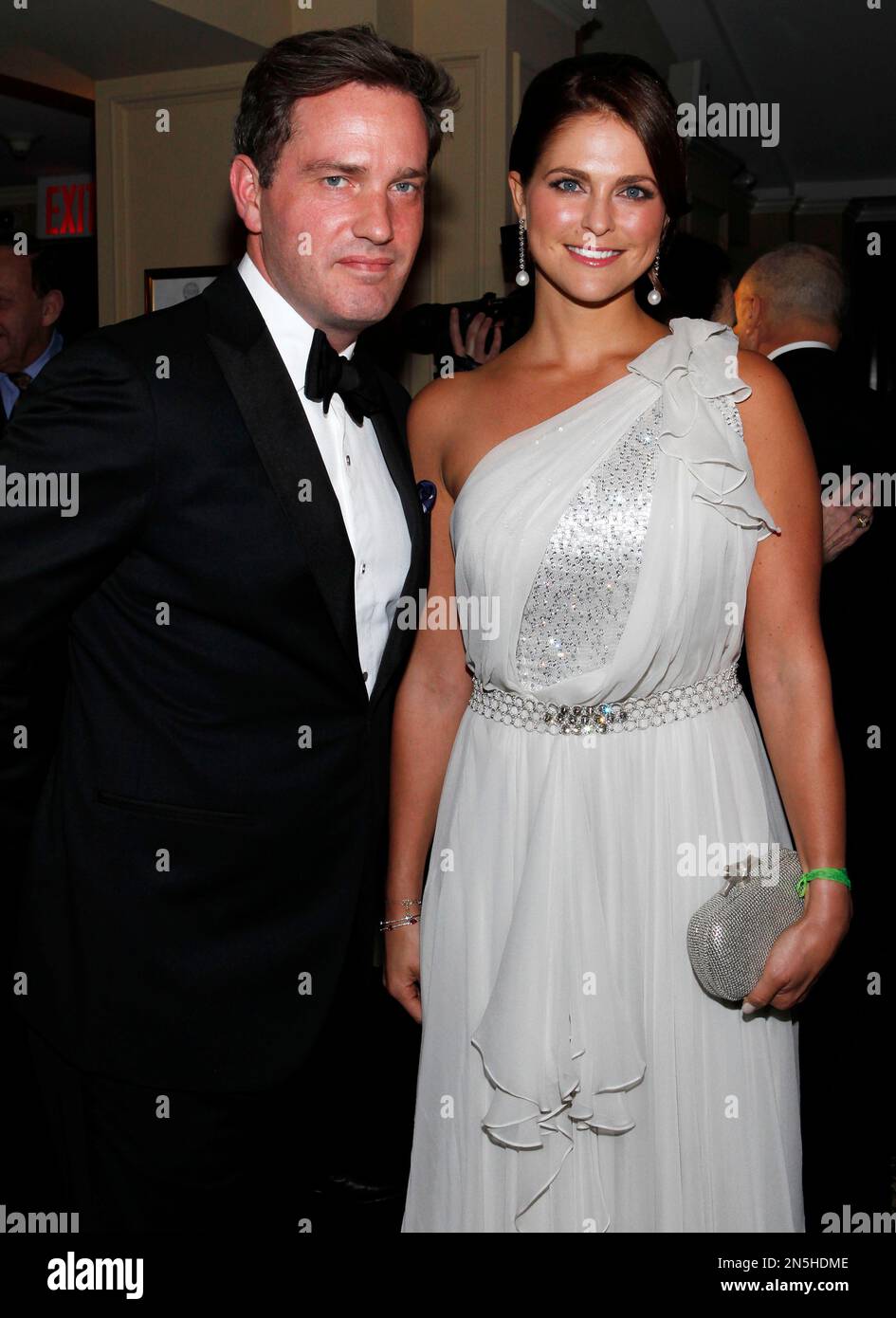 Swedish Princess Madeleine and her fiancé, Chris O’Neill are seen at ...